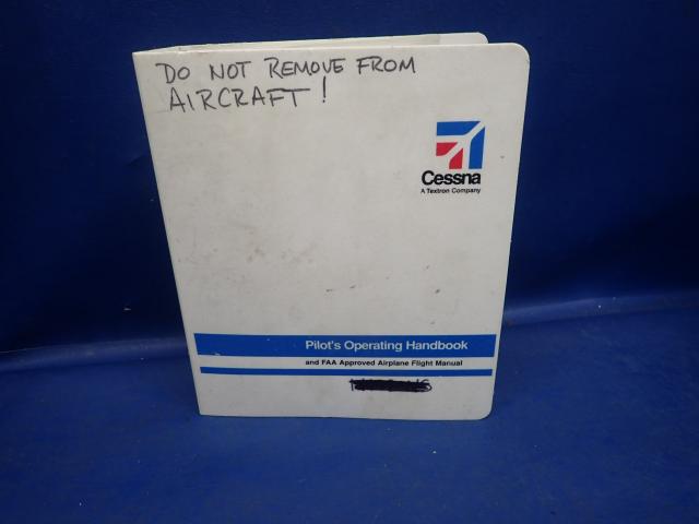 Cessna POH 172RG OWNERS MANUAL w/Pilot Safety & Warning Supplements